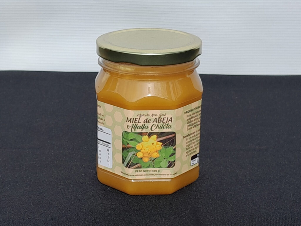 Miel de Alfalfa Chilota, cruda y sin filtrar – Miel y Polen