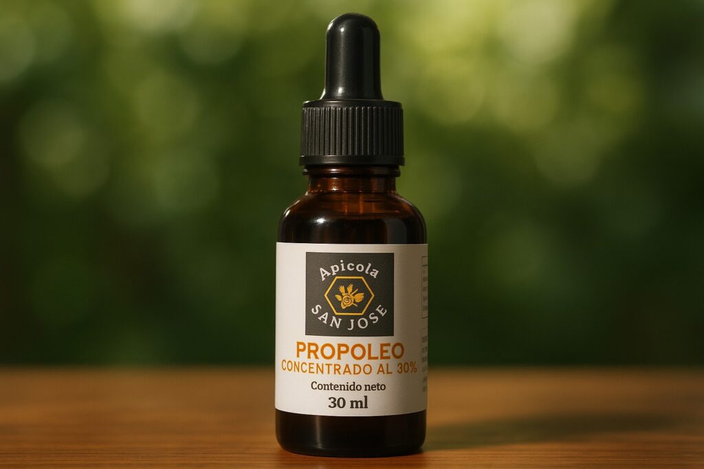 Propóleo en Gotas – Miel y Polen